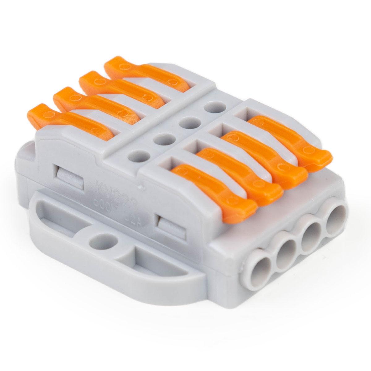 4-in 4-out snap lever cable connector | HTD