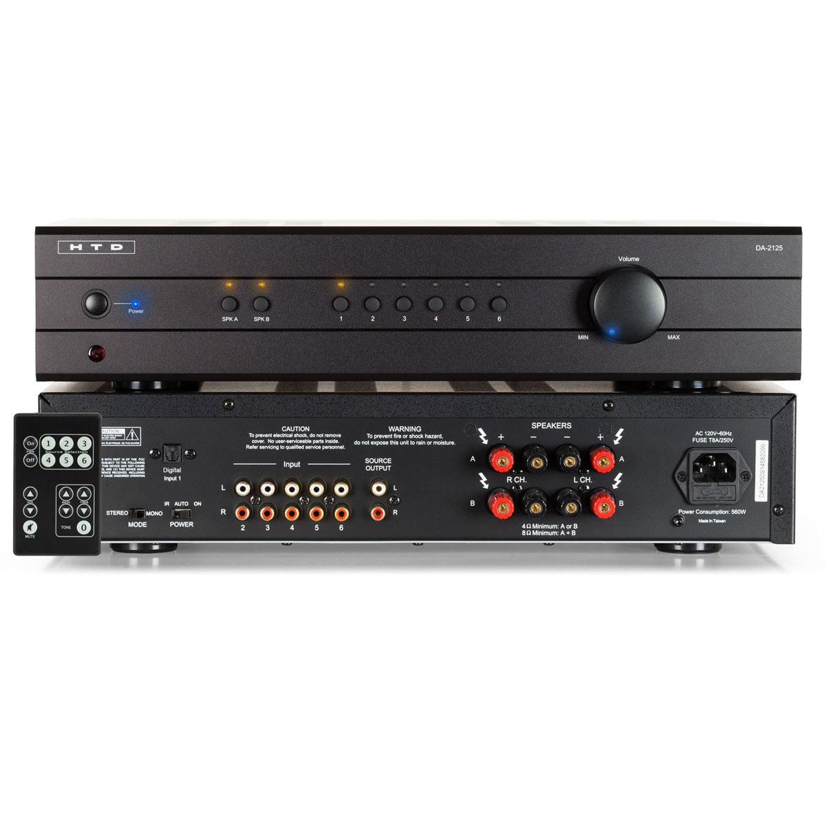 DA-2125 Multi-Source, Stereo Digital Amplifier | HTD