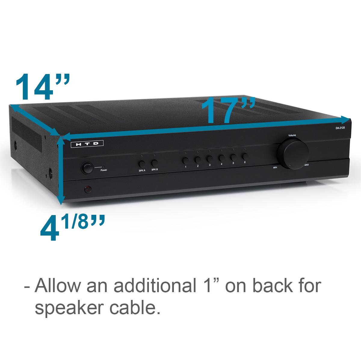 DA-2125 Multi-Source, Stereo Digital Amplifier